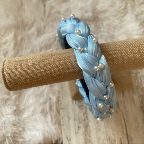 Accessories | Cinderella Headband Blue Braided Crown Headband With ...
